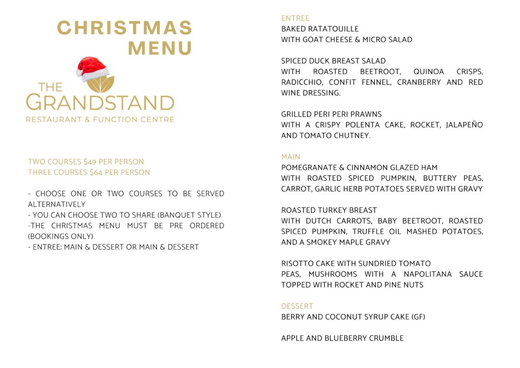 Christmas Menu
